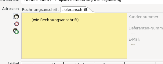 Verwendung von Rechnungs- und Lieferadresse – Fehler ...